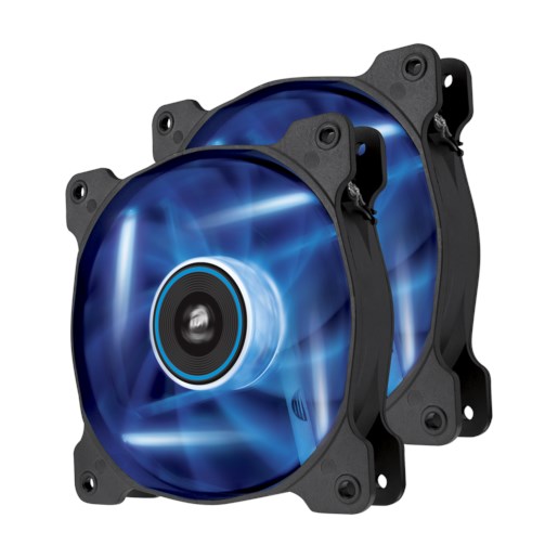 Corsair Air Series SP120 LED Blue Twin Pack Case Fan - Specs, Compare ...
