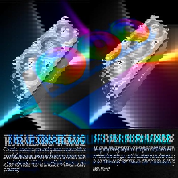 Thermaltake SWAFAN EX12 ARGB Hydrangea Blue TT Premium Edition (3 Pack ...