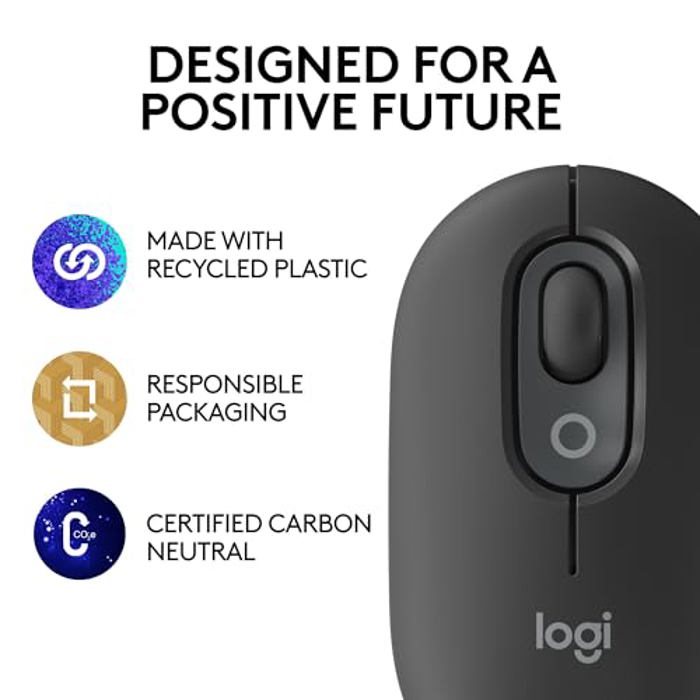 Logitech POP Mouse Graphite Mouse - Specs, Compare Prices | Pangoly
