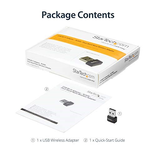 StarTech USB433ACD1X1 Wireless Network Adapter - Specs, Compare Prices ...