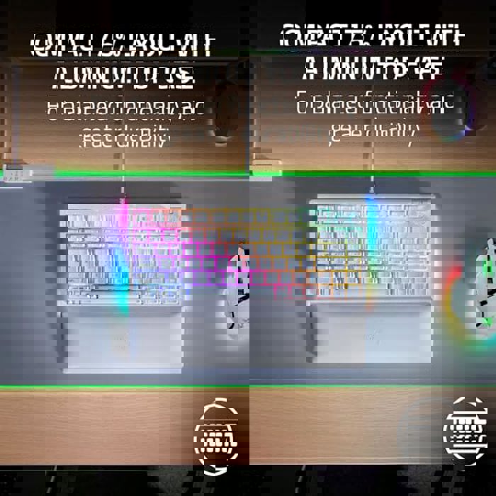 Razer BlackWidow V4 Orange Tactile Switches White vs Logitech Wireless ...