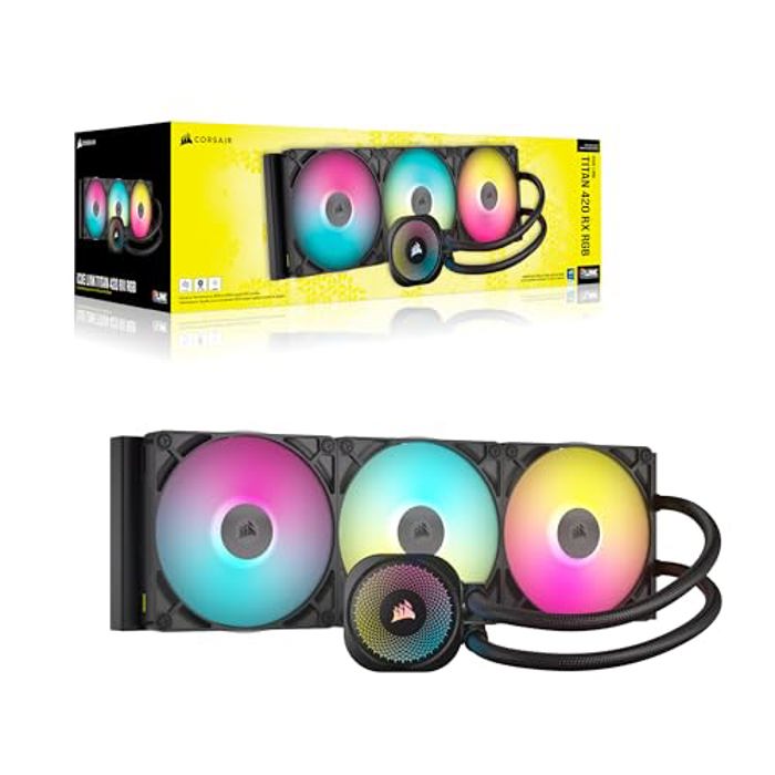 DeepCool LT360 ARGB White vs Corsair iCUE Link Titan 420 RX RGB CPU ...