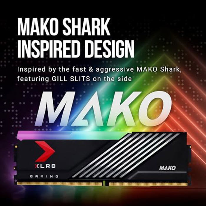 PNY XLR8 MAKO Epic-X RGB 32GB (2x16GB) DDR5 6000MHz RAM - Specs ...