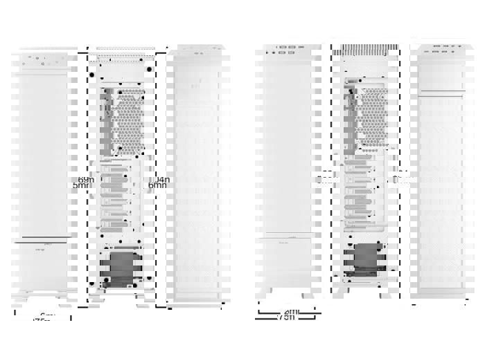 be quiet! DARK BASE PRO 901 White Case - Specs, Compare Prices | Pangoly