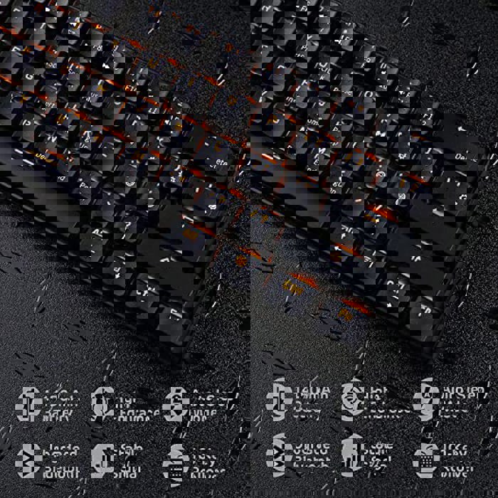 RK ROYAL KLUDGE RK61 Red Switch Keyboard - Specs, Compare Prices | Pangoly