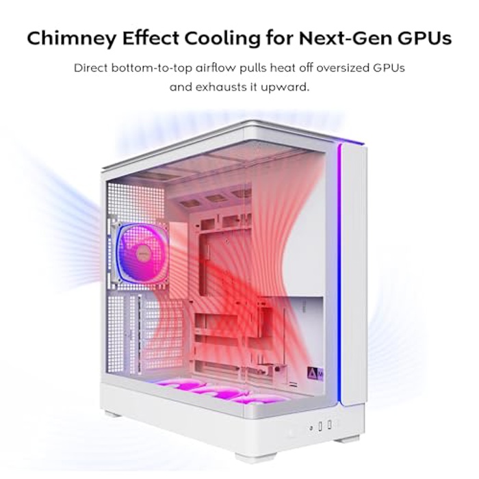 MONTECH King 45 PRO White vs Lian Li O11 Vision Compact White Case ...