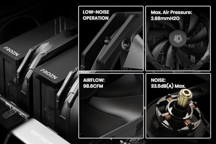 ID-COOLING FROZN A720 BLACK CPU Cooler - Specs, Compare Prices | Pangoly