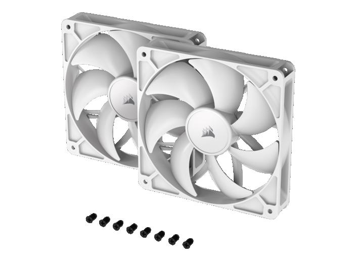 Last completed PC builds with Corsair RS140 2 Pack White | Pangoly