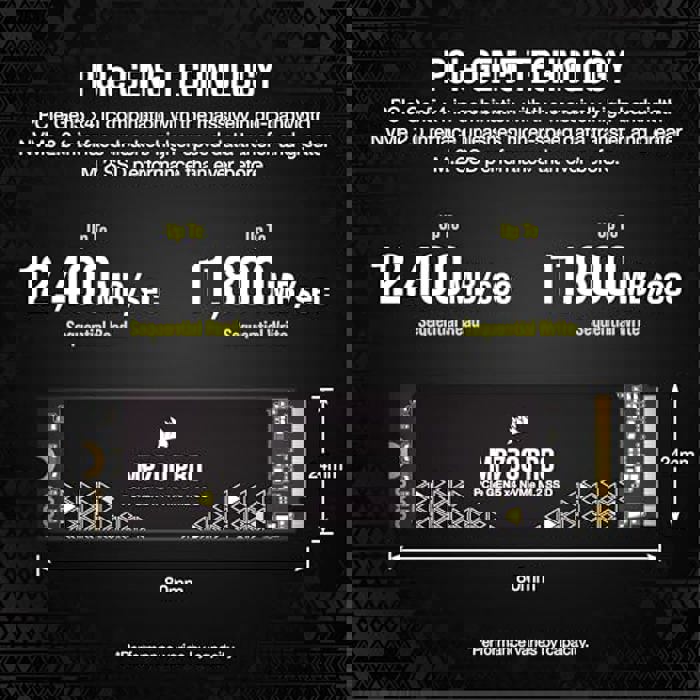 Corsair MP700 PRO 1TB SSD - Specs, Performance, Compare Prices | Pangoly