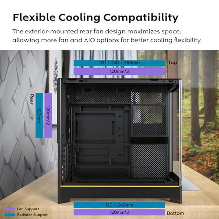 MONTECH HS02 PRO vs Thermaltake S100 TG Case Comparison | Pangoly