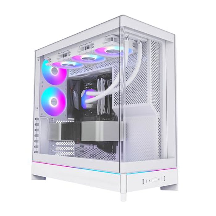 Montech SKY ONE MINI vs HS02 PRO White Case Comparison | Pangoly