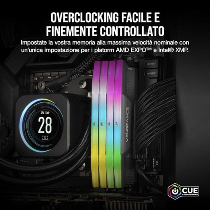 Team T-Force Delta RGB 32GB (2 x 16GB) DDR5 5600 White vs CORSAIR ...