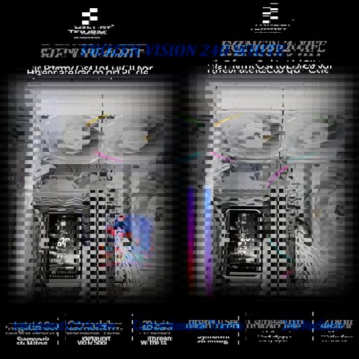 Last completed PC builds with Thermalright Frozen Vision 240 White ...