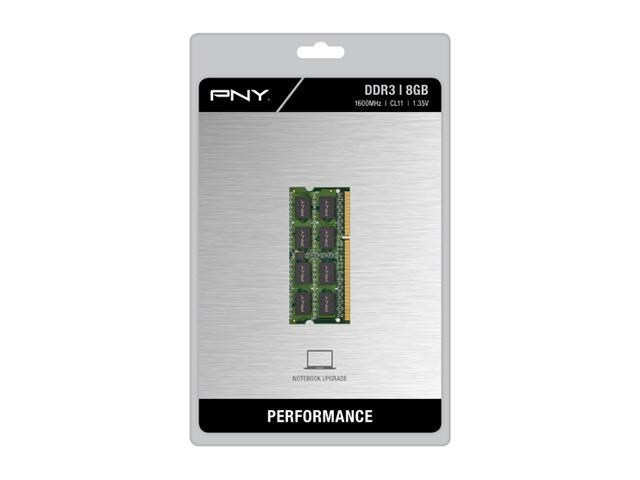PNY NHS 8GB 204-Pin DDR3 SO-DIMM 1600 RAM - Specs, Compare Prices | Pangoly