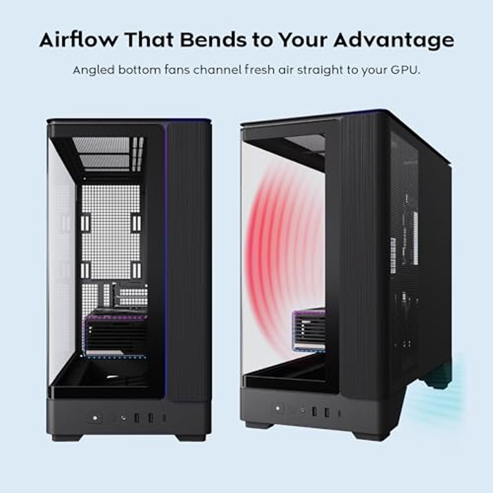 MONTECH King 45 vs LIAN LI O11D MINI V2 Flow White Case Comparison ...