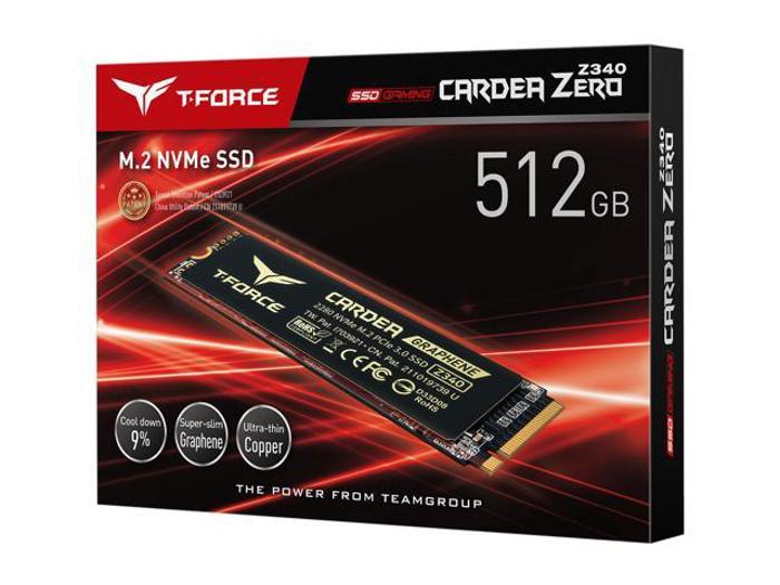 Team Group T-FORCE CARDEA ZERO Z340 512GB SSD - Specs, Performance ...