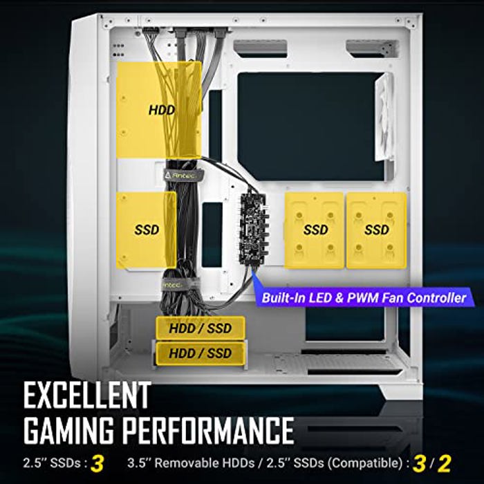 Antec Dark League DF700 Flux White Case - Specs, Compare Prices | Pangoly