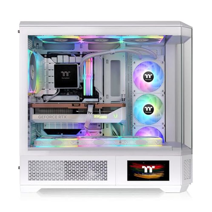 NZXT H5 Flow 2024 White vs Thermaltake View 600 TG Snow Case Comparison ...