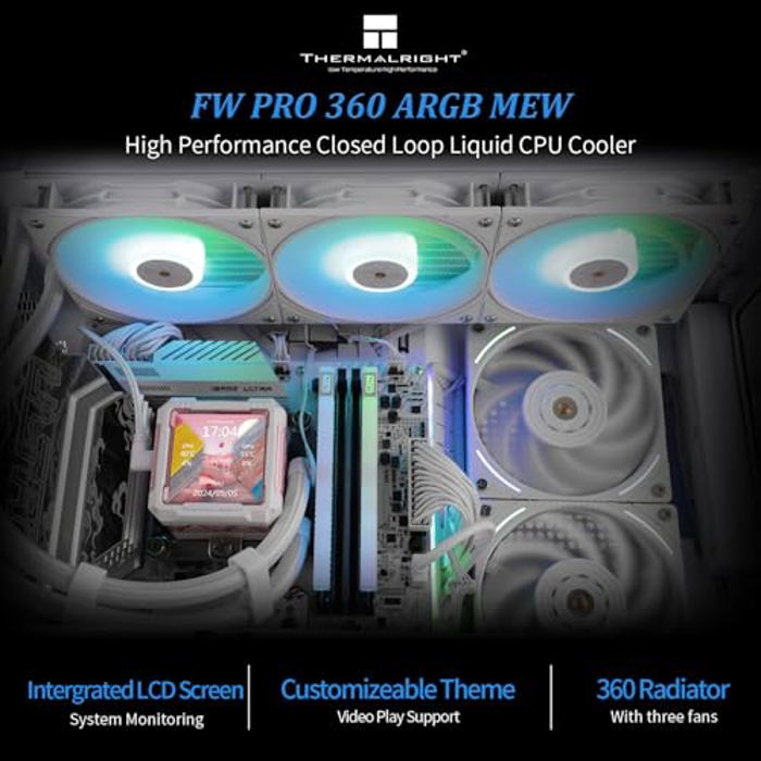 Thermalright Aqua Elite 360 ARGB V4 vs FW PRO 360 ARGB MEW CPU Cooler ...