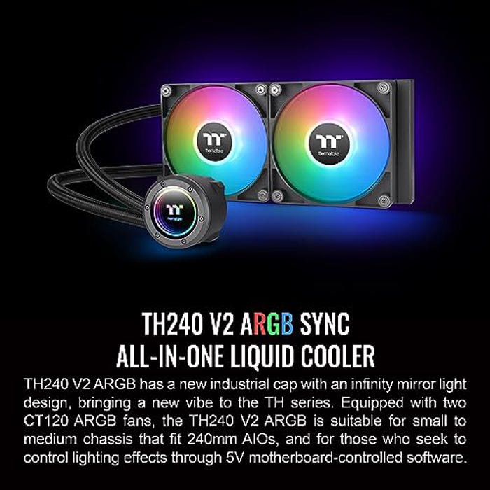 Thermaltake TH240 ARGB Sync V2 CPU Cooler - Specs, Compare Prices | Pangoly