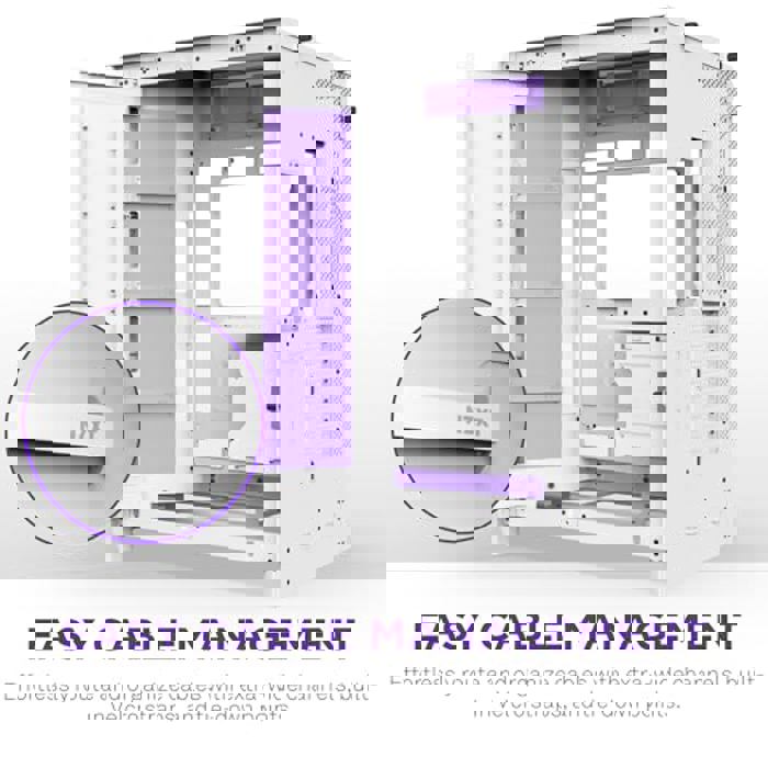 NZXT H9 Flow RGB White 2025 vs be quiet! BG036 Pure Base 500 Gray Case ...