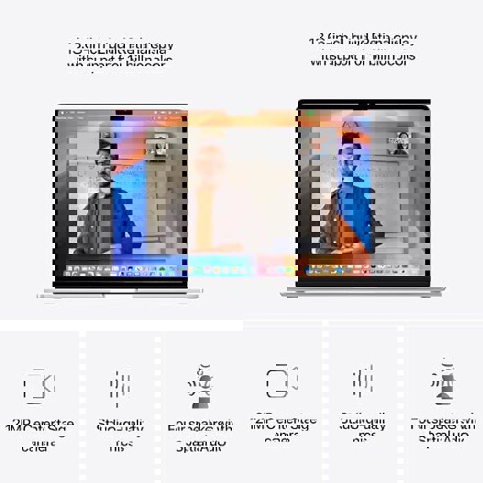 Apple MacBook Air 2025 13 16GB Unified Memory 256GB SSD Silver vs ...