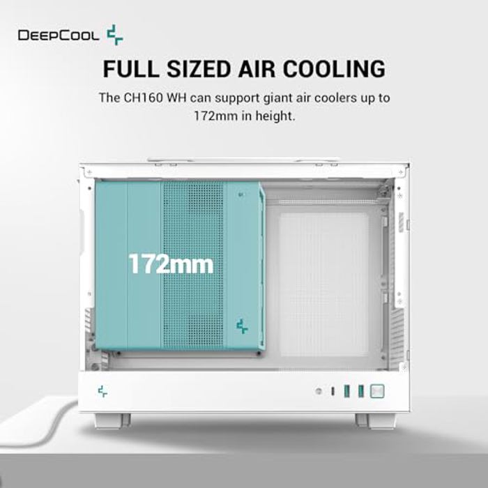 DeepCool CH160 WH Case - Specs, Compare Prices | Pangoly