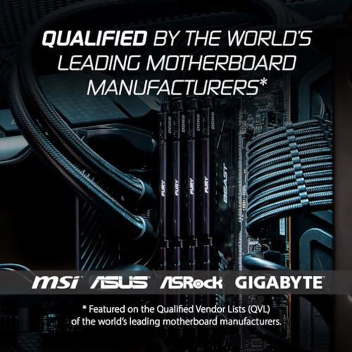 Kingston Fury Beast 32GB (2x16GB) DDR5 6000 AMD Expo vs G.Skill Trident ...