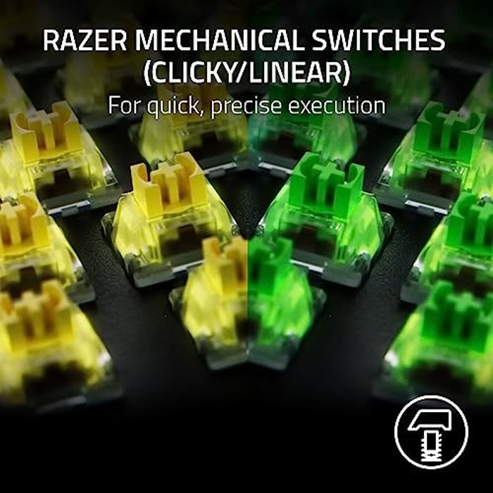 Razer BlackWidow V4 X Green Switches Keyboard - Specs, Compare Prices ...