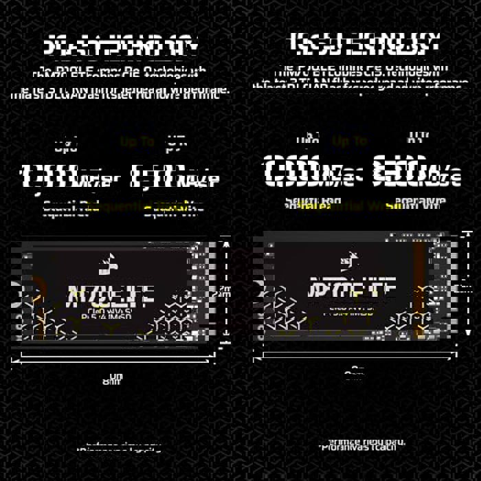 CORSAIR MP700 PRO SE Air Cooler 4TB vs MP700 Elite 1TB SSD Comparison ...