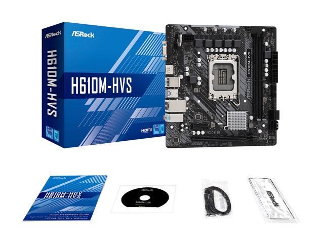 ASRock H610M-HVS Motherboard - Specs, Compare Prices | Pangoly