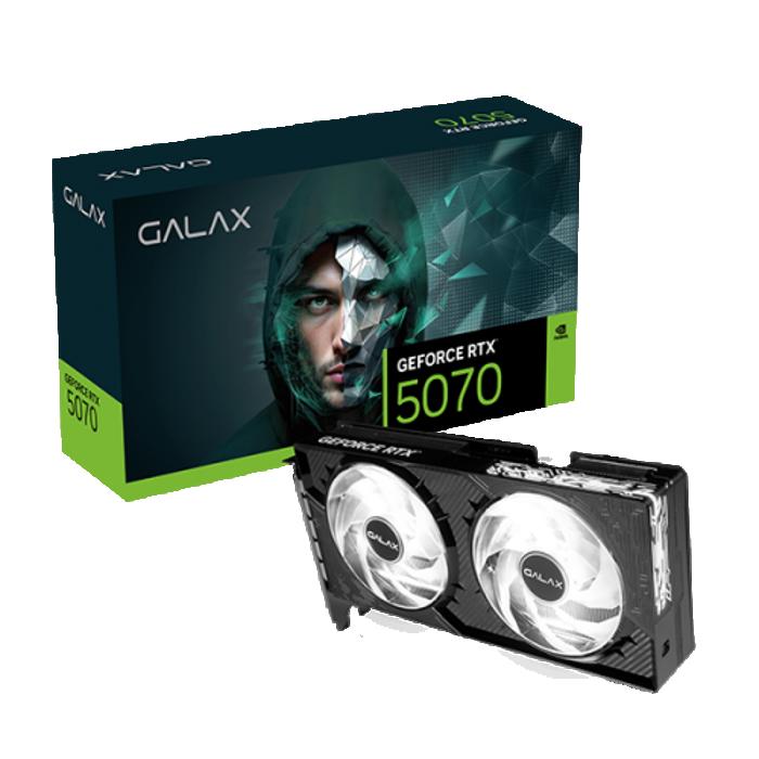 GALAX GeForce RTX 5070 Ti EX Gamer 1-Click OC White Graphics Card ...