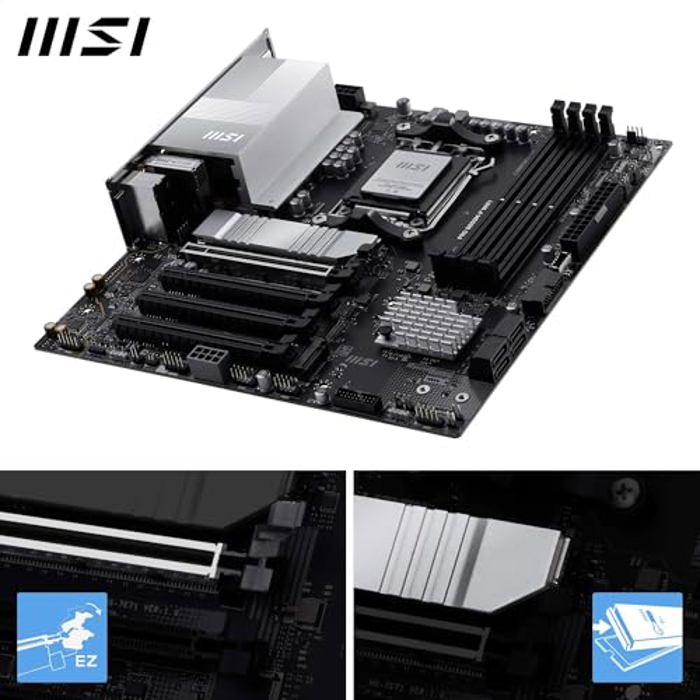 Gigabyte X870E AERO X3D WOOD vs MSI PRO B850M-P WiFi Motherboard ...