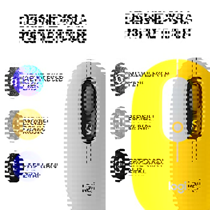 Logitech POP Mouse Blast Yellow Mouse - Specs, Compare Prices | Pangoly