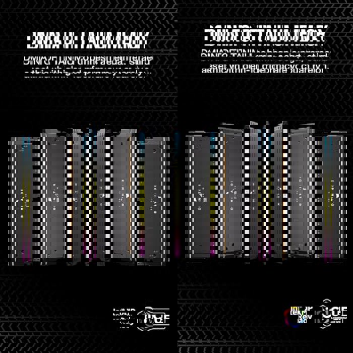 CORSAIR Dominator Titanium RGB 96GB (2x48GB) DDR5 7000MHz vs V-Color ...