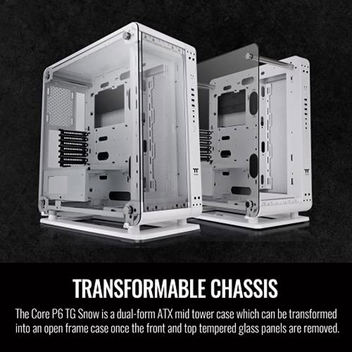 Thermaltake Core P6 TG Snow Edition Case - Specs, Compare Prices | Pangoly