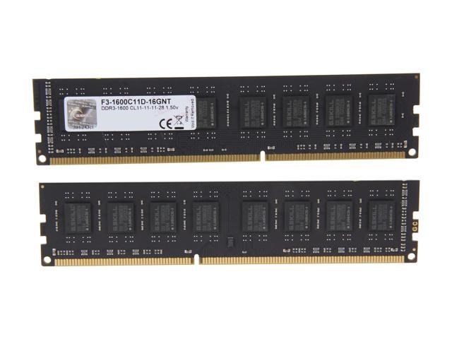 G.Skill 16GB (2x8GB) DDR3 1600MHz RAM - Specs, Compare Prices | Pangoly