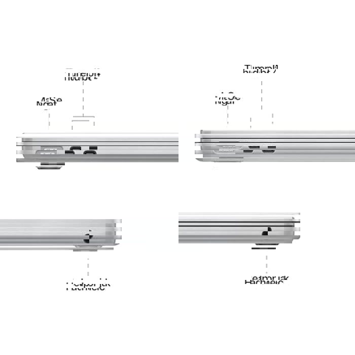 Apple MacBook Air 2025 13 16GB Unified Memory 512GB SSD Silver vs Dell ...