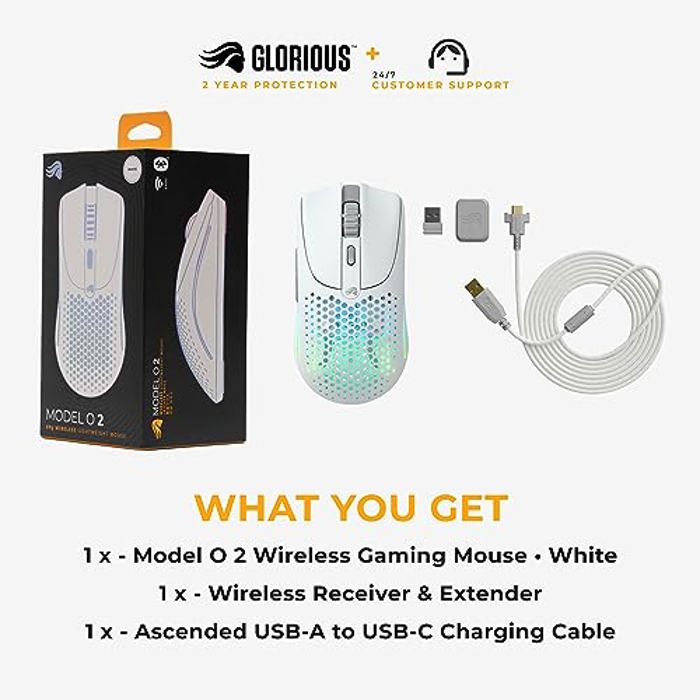 Last completed PC builds with Glorious Gaming Model O 2 White Wireless ...