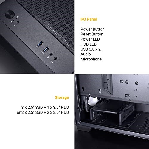 NZXT H9 Flow vs LIAN LI LANCOOL 205M MESH Confronto Case | Pangoly