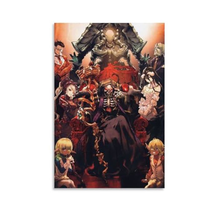 Price history for Overlord Anime Poster Dark Kingdom And Undead Lord ...
