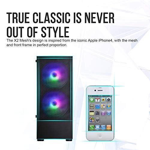 Montech X2 MESH Black Case - Specs, Compare Prices | Pangoly