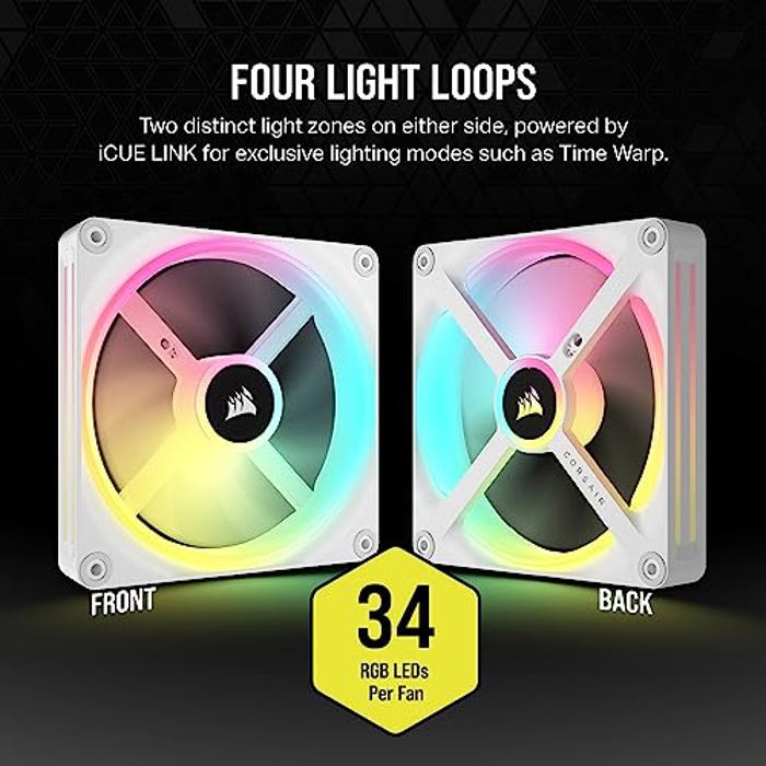 Corsair iCUE LINK QX140 RGB White 2 Pack vs Noctua NF-A14x25r G2 PWM ...