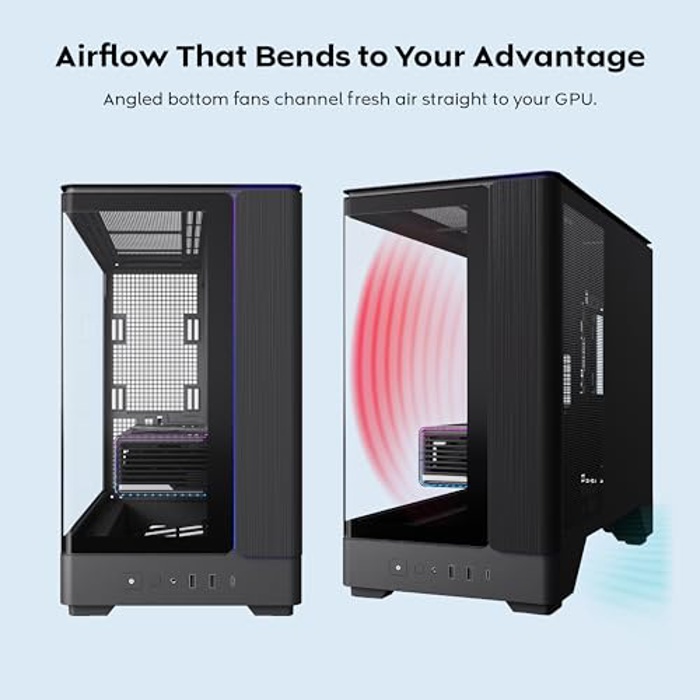 MONTECH King 95 PRUSSIAN BLUE vs King 15 Case Comparison | Pangoly