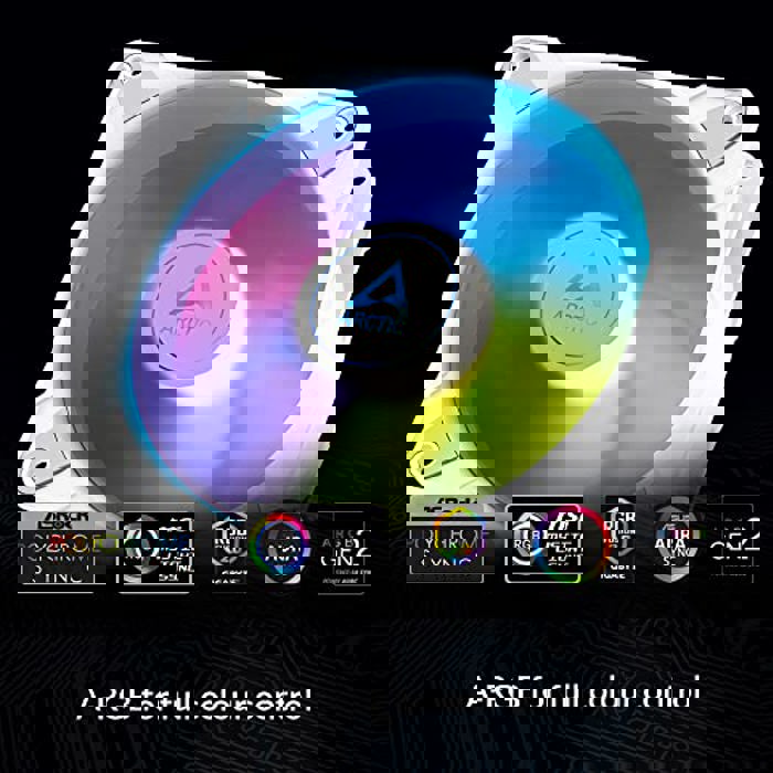 ARCTIC P14 PWM PST A-RGB White vs P12 PWM PST Case Fan Comparison | Pangoly