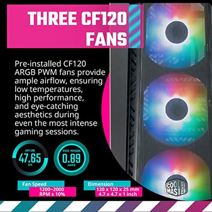 Last completed PC builds with Cooler Master MasterBox 520 Mesh Blackout ...