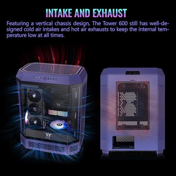 Thermaltake The Tower 600 Future Dusk Case - Specifiche, Confronta ...