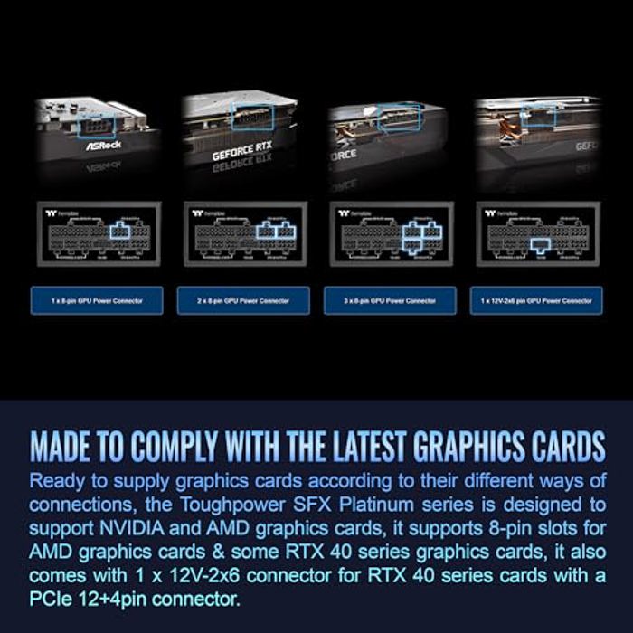 Compatible graphics cards with Thermaltake Toughpower SFX Platinum ...