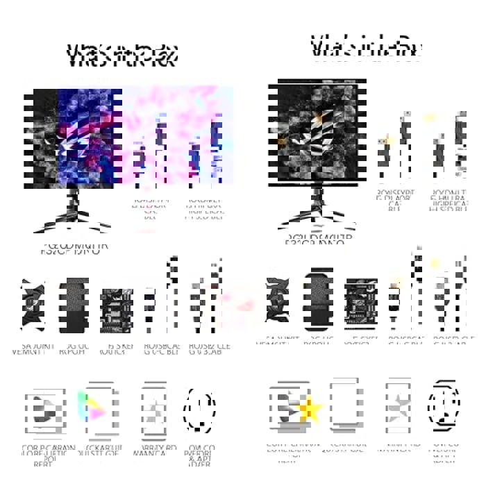ASUS ROG Swift PG32UCDP vs ROG Swift PG32UCDM Monitor Comparison | Pangoly