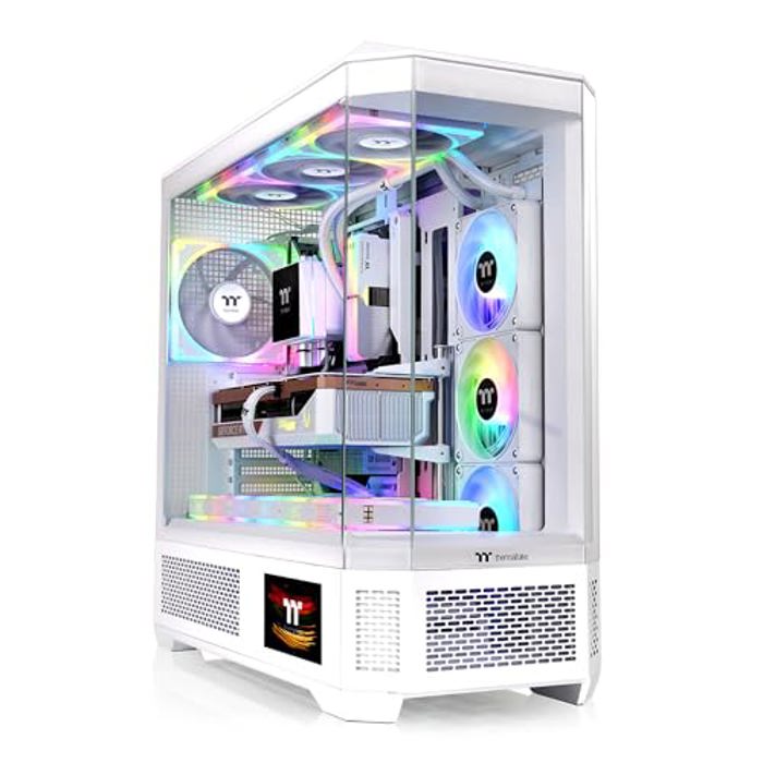 NZXT H5 Flow 2024 White vs Thermaltake View 600 TG Snow Case Comparison ...
